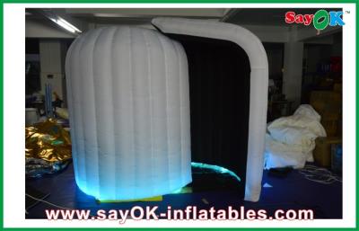 China Large LED lights Inflatable Photo Booth  /  210D Strong Oxford Custom Inflatable Products for sale