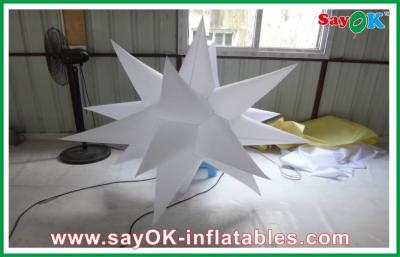 China 1.5m Diameter Inflatable Led Lighting Decoration Inflatable Star Decoratiom for sale