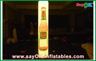 Cina Decorazione gonfiabile di giallo/verde illuminazione con stampa di logo in vendita