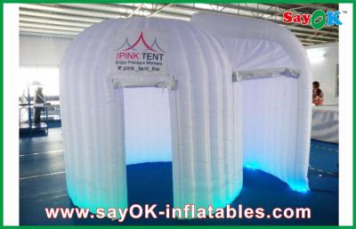 China Inflatable Party Decorations LED Lighting Inflatable Photobooth Oxford Cloth Portable For Advertising for sale