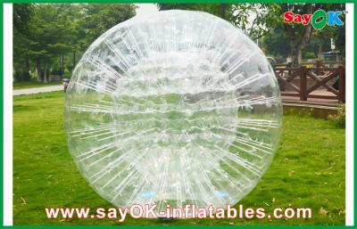 Κίνα Σαφής ανθεκτική διογκώσιμη σφαίρα Zorb για την ψυχαγωγία 1.0mm PVC προς πώληση
