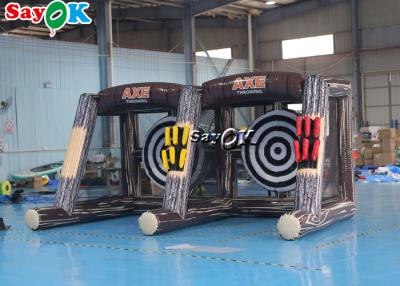China Quadruple Stitching Inflatable Sports Games Axe Throwing Dart For Children And Adults for sale