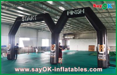 中国 二重アーチが付いているカスタマイズされたロゴの Pring の膨脹可能な開始の決勝線 販売のため