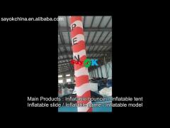 LED Beugel Vloer Opblaasbare Ballon Interactieve Decoratie Licht Evenement Lichtgevende Bal Reclame