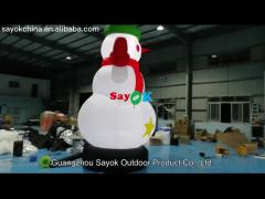 210D Oxford Cloth Inflatable Christmas Ornaments For Activity Decoration