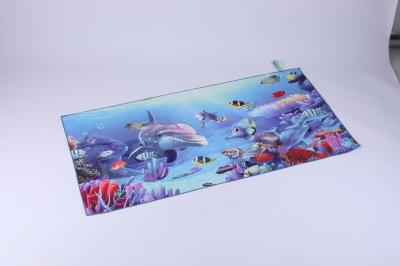 China 180x85cm bereiten Gewebe auf, das schnelles trockenes einschlag-200gsm Badetuch druckte zu verkaufen