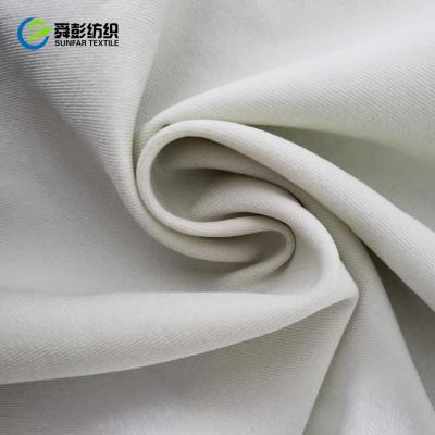 China 190gsm 148CM Poly Spandex Fabric Twill Woven Spandex Fabric For Trousers for sale