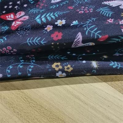 China 56gsm Printed 210t Polyester Taffeta Fabric 63dX63d for sale