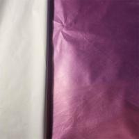 China Pongee PU Breathable Softshell 75dX75d Shiny Polyester for sale