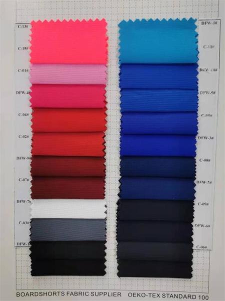 Woven Board Short Fabric 75dx150d Polyester Dobby For Beach Shorts And Pants