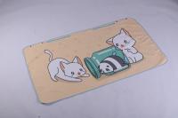China Snap Fastener Type Printed 200gsm Beach Towel Blanket Quick Dry Function for sale