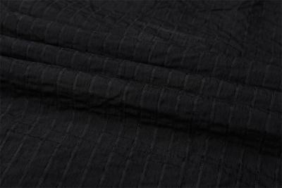Cina Tessuto chiffon 75Dx75D nero del poliestere di stile 90gsm della banda in vendita
