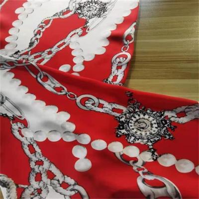 Cina elastam chiffon del raso chiffon del tessuto del poliestere 95gsm stampato in vendita