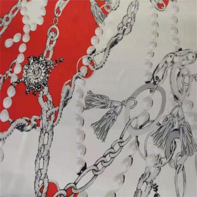 Cina elastam chiffon del raso chiffon del tessuto del poliestere 95gsm stampato in vendita