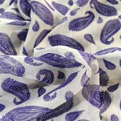 Cina il Aop chiffon 100% del tessuto della piega del poliestere 70gsm ha stampato 56