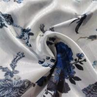 China 75d Polyester Chiffon Fabric 100gsm Herringbone Printed for sale