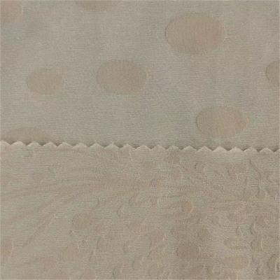 Cina Tessuto chiffon dell'elastam/poli raso di Jaquard del tessuto 106gsm del poliestere in vendita