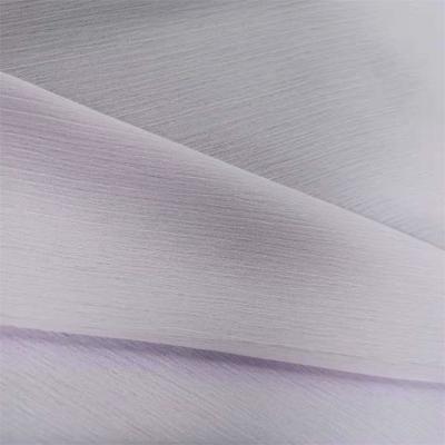 Cina Tessuto chiffon del poliestere di Georgette Solid Fabric 75d 71gsm della piega in vendita