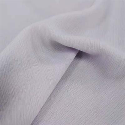 Cina Tessuto chiffon del poliestere di Georgette Solid Fabric 75d 71gsm della piega in vendita