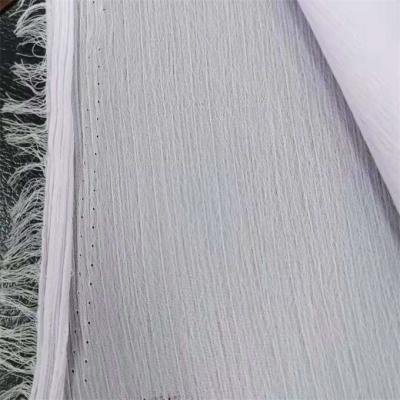 Cina Tessuto chiffon del poliestere di Georgette Solid Fabric 75d 71gsm della piega in vendita