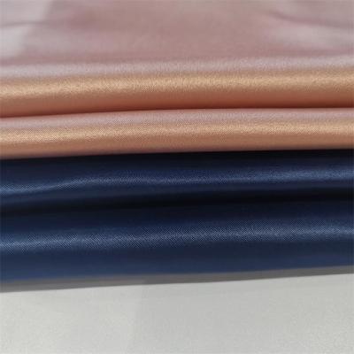 Cina Dull Satin Spandex Chiffon Fabric pieno 50dx50d+20d 95gsm in vendita