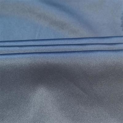 Cina Dull Satin Spandex Chiffon Fabric pieno 50dx50d+20d 95gsm in vendita