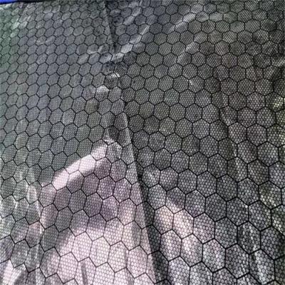 中国 熱いホイル銀製の100%のポリエステル タフタの生地290t 65GSM 販売のため