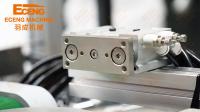 China Automatic PET Bottle Neck Cutting Machine 220V 2000-3000 BPH Servo Plastic for sale