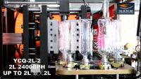 China Automatic PET Blowing Machine 2700 Pcs/H 2 Cavity 2L Bottle Blow Molding for sale
