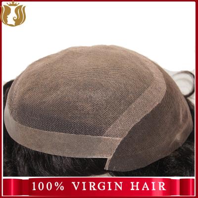 China Factory Selling Monofilament Human Hair Toupee for men for sale