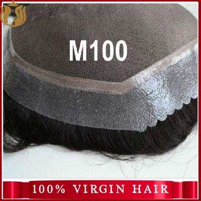 China Mono Wholesale Human Hair Men Toupee for sale