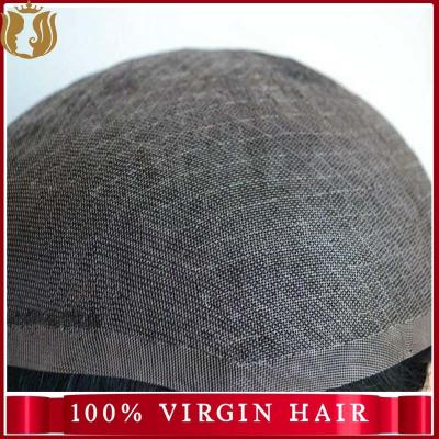 China 0.12net lace natural Wholesale Human Hair Men Toupee for sale