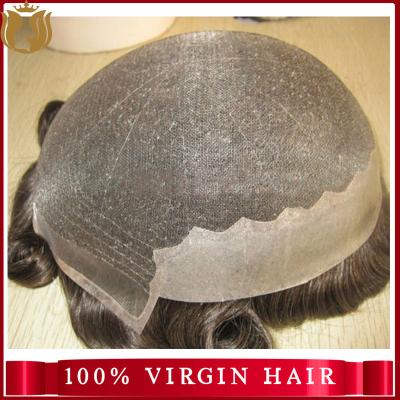 China French lace natural Wholesale Human Hair Men Toupee for sale