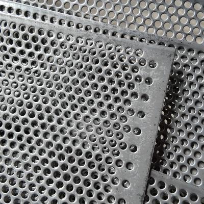 China 1mm Thick Galvanized Steel Perforated Metal Fence 1000*2000mm R20mm Round Hole for sale