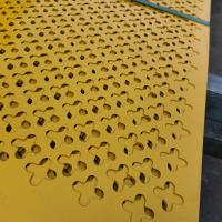 China Hot Dip Galvanized Perforated Metal Sheet 1.22x2.44m Sound Heat Insulation Custom for sale