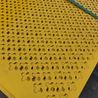 China Hot Dip Galvanized Perforated Metal Sheet 1.22x2.44m Sound Heat Insulation Custom for sale