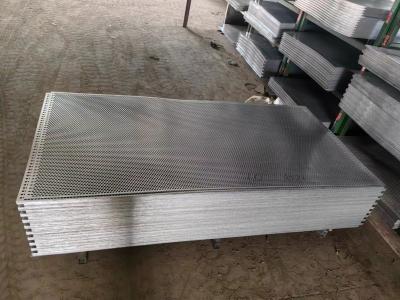 China 1000×2000mm Silver Perforated Stainless Steel Sheet 1.5mm Hole for sale