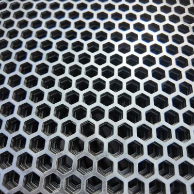 China Hexagonal Perforated Metal Panel Sound Absorbing and Noise Reduction for sale