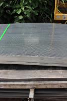 China 0.8mm Perforated Aluminum Sheet Decorative Column Cladding Custom Hole Patterns for sale