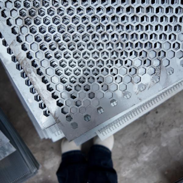 Quality 1000×2000mm Galvanized Perforated Sheet Balcony Anti fall Matting for sale