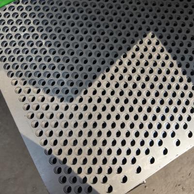 China 0.8mm Thick Perforated Stainless Steel Sheet With 10mm Round Holes for sale