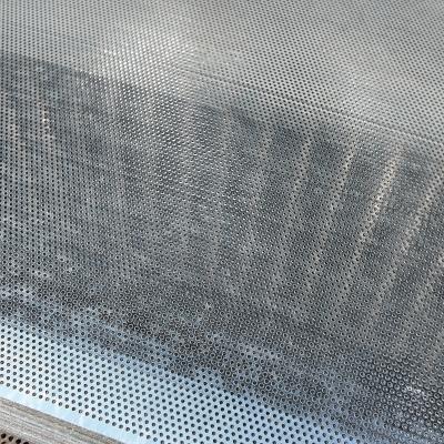 China Silver Decoration Architectural Perforated Metal Panels Round Holeshape for sale
