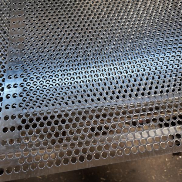 Quality Custom Galvanized Perforated Sheet Plate For Dust Wind Protection for sale