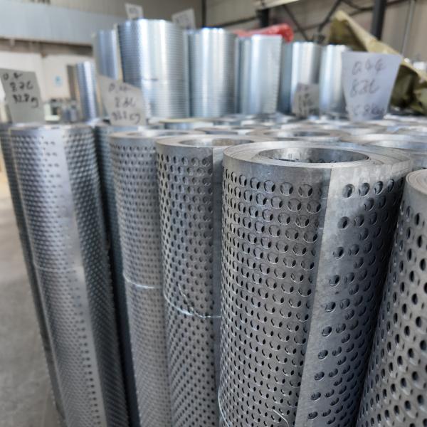 Quality 3mm Thick Silver Perforated Galvanised Steel Sheet Shelving for sale