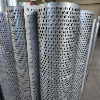 China Perforated Stainless Steel Cylinder with 1.5mm Aperture Bird Proof for Grain Silos for sale