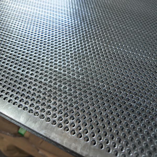 Quality Custom Galvanized Perforated Sheet Plate For Dust Wind Protection for sale