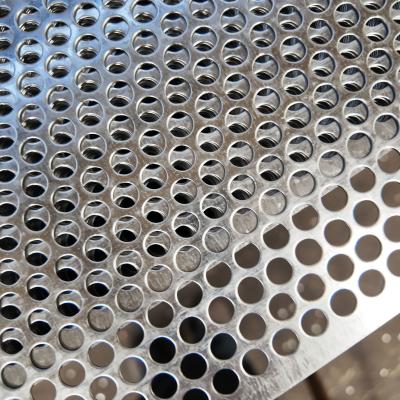 China Custom 0.5-6mm Perforated Steel Plate For Wall Mounted Storage Racks for sale