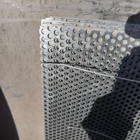 China Galvanized Perforated Mesh 3mm Hole Diameter for Coal Yard Windbreak Dust Suppression for sale