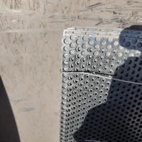 China 0.8mm Perforated Aluminum Sheet Decorative Column Cladding Custom Hole Patterns for sale