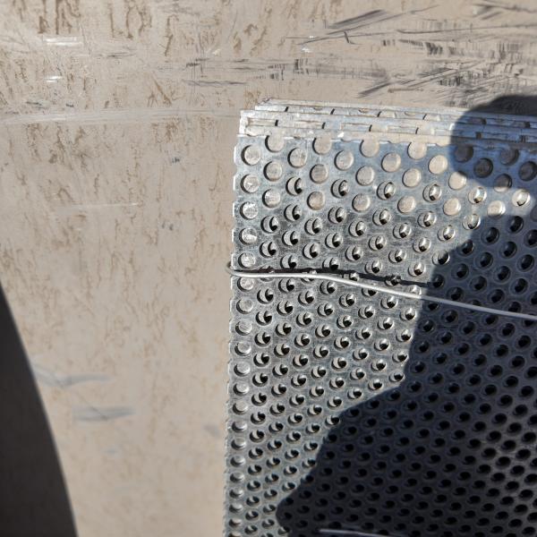 Quality Decorative Column Cladding Perforated Aluminum Sheet With 0.8mm Thick for sale